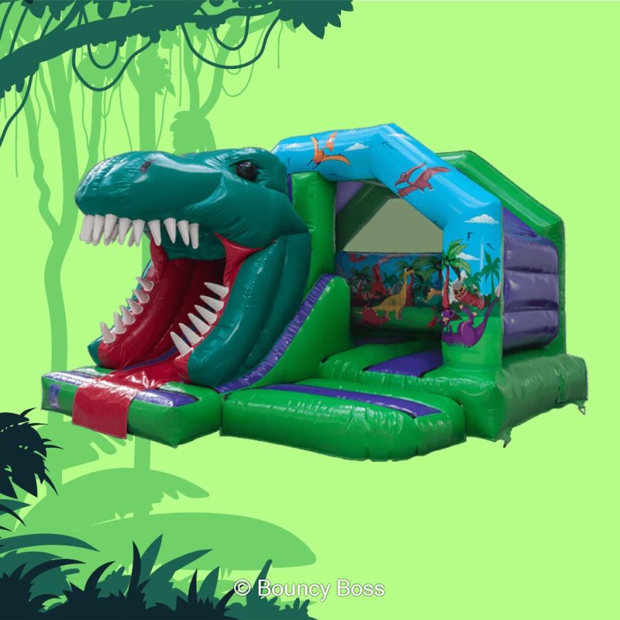 3d Dinosaur Slide Castle - Bouncy Castle & Soft Play Hire in Warlingham ...